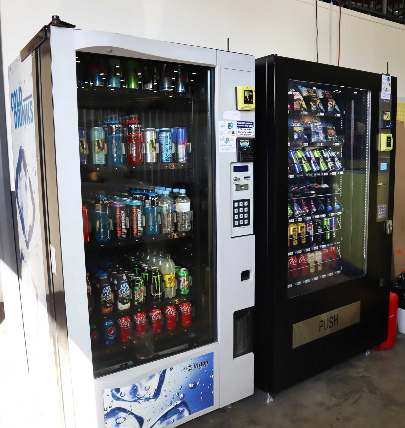Contact us for your Free Vending Machine Service - Andre's Vending ...